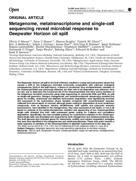 Pdf Metagenome Metatranscriptome And Single Cell Sequencing Reveal
