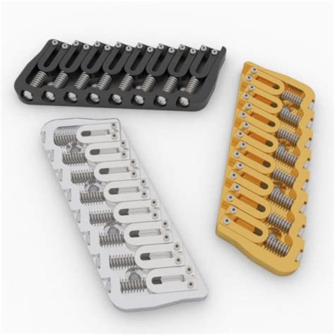 8 String Multi Scale Fixed Guitar Bridge Hipshot Products
