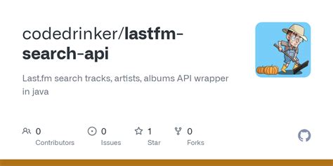 Github Codedrinkerlastfm Search Api Lastfm Search Tracks Artists