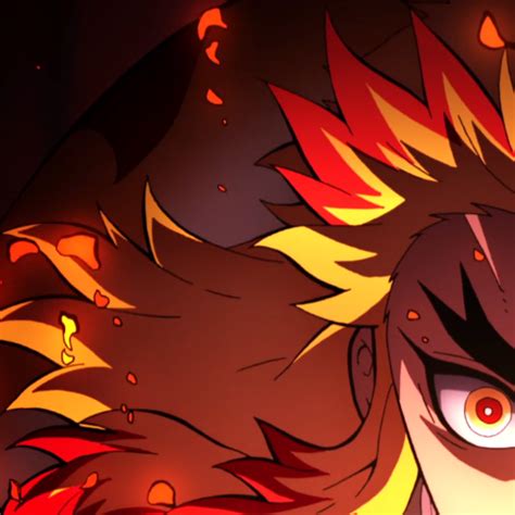 Rengoku Ember Flame Hashira Ember Gaze Blaze Pfp Inferno Edge
