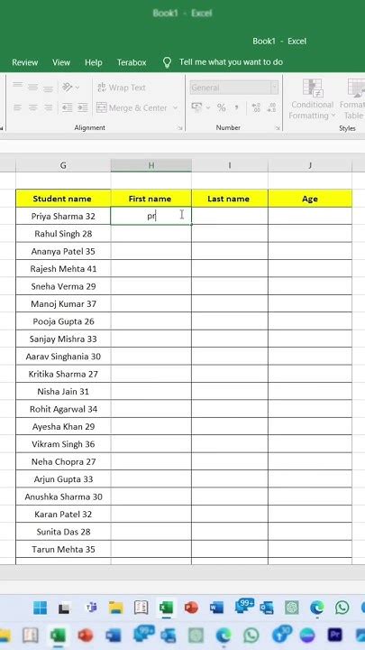 msexcel how to separate data from a cell excel microsoft