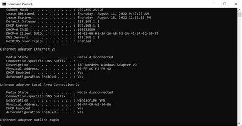 Using Windows Ipconfig Command Kb