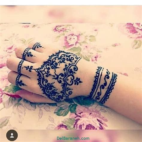 طرح حنا روی مچ دست 35 مدل نقش حنای شیک و ساده روی مچ دست دلبرانه