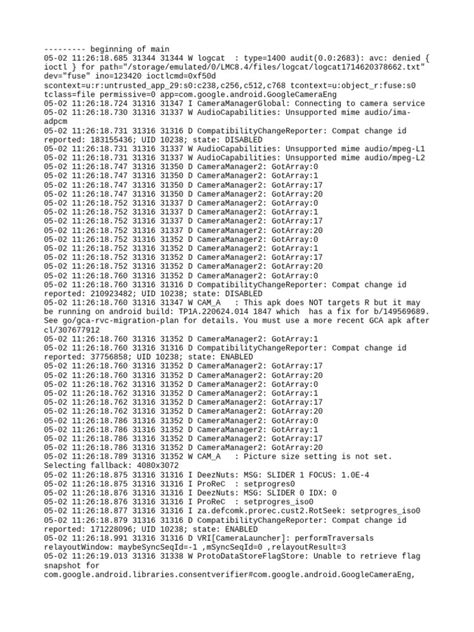 Log Cat 1714620378662 Pdf Java Programming Language Operating
