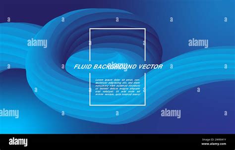 Fluid Blue Background Vector Fluid Background Vector Illustration