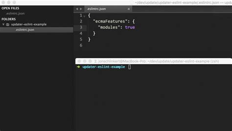 Github Updateupdater Eslint Update A `eslintrcjson` File Based On
