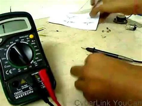 Testing Electronic Components With A Multimeter YouTube