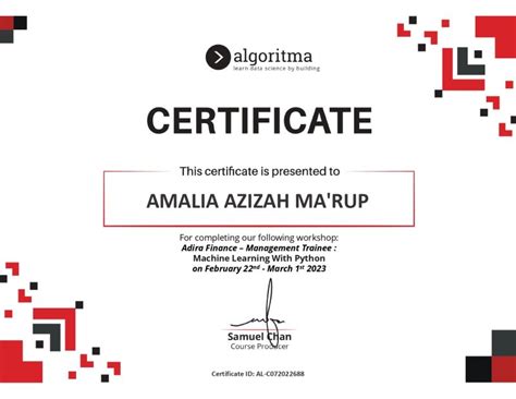 Amalia Azizah Ma`rup On Linkedin Datascience Data Python School