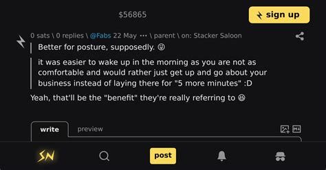 Reply On Stacker Saloon Stacker News