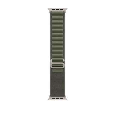 Buy Online Apple Watch Ultra Titanium Case With Green Alpine Loop 49mm