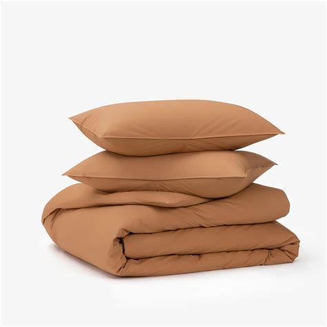 Percale Cotton Duvet Cover Shams Set Tuft And Needle