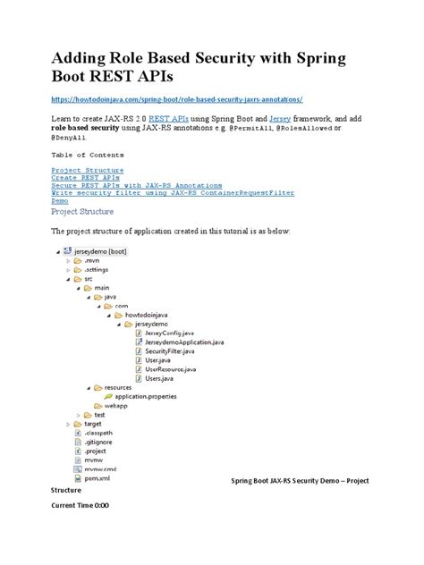 adding role based security with spring boot rest apis pdf
