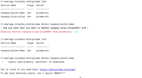 cli missmatches projects on prisma delete · issue 3434 · prisma