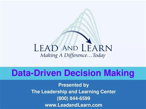 PPT Data Driven Decision Making PowerPoint Presentation Free Download ID