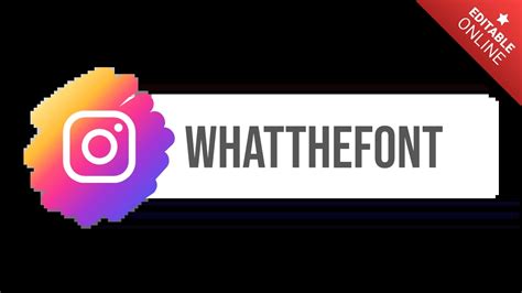Whatthefont Animated Instagram Subscribe Interface Button Text Effect Generator