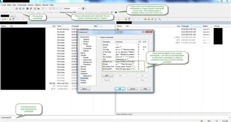 Custom Commands In Winscp Notes On Oracle Applications