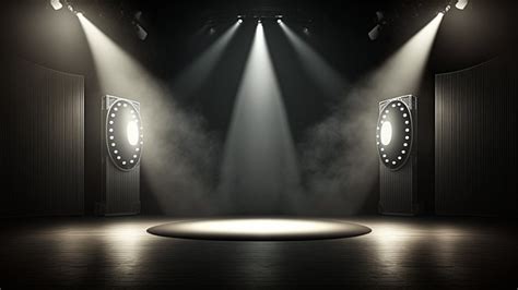 어두운 방에서 원형 원형 조명 무대 파란색 방에 조명이 있는 원통형 연단이 있는 3d 모델링 장면 고화질 사진 사진 배경 일러스트 및 사진 무료 다운로드 Pngtree