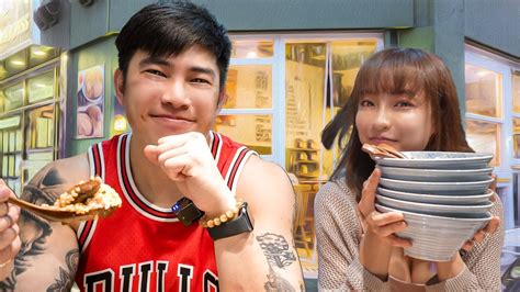 一個鐘勁食9碗牛肉飯 勁食漢堡挑機大胃雪兒｜勁食巨無霸 Ft Suet E Youtube