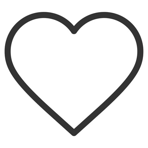 Vector De Icono De Línea De Corazón 10001174 Vector En Vecteezy