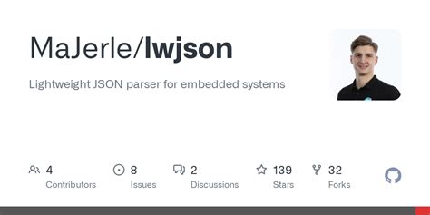 Github Majerle Lwjson Lightweight Json Parser For Embedded Systems