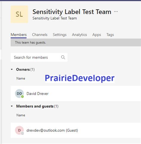 apply sensitivity labels to sites groups and teams