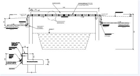 Wall Block Section And 2d Constructive Structure Details Dwg File