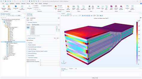 Analyze Layered Composite Materials With Software From Comsol