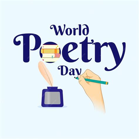 Premium Vector Vector Illustration Of World Poetry Day Social Media