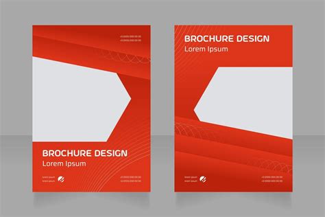 Premium Vector Art Exhibition Blank Brochure Design