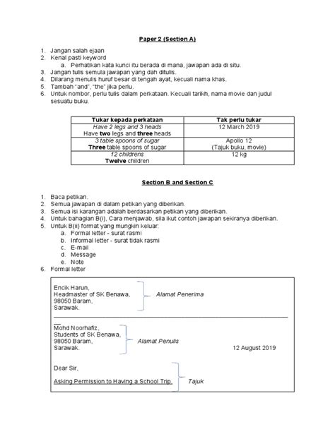 Tips Upsr Paper 2 Pdf