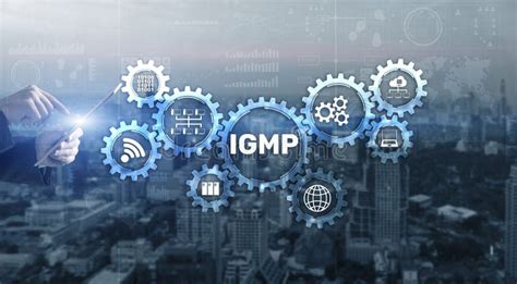 Igmp Internet Group Management Protocol Concept Stock Image Image Of