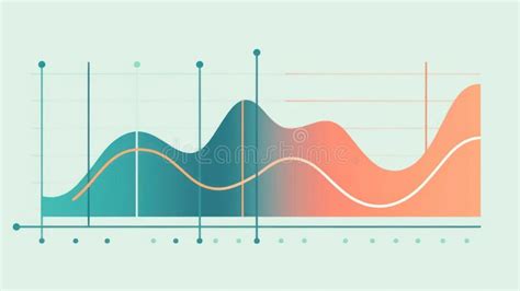 A Line Graph Icon Showing The Trend Of Data Over Time Created With