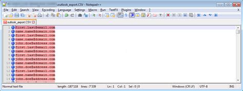 notepad how to extract email addresses from a file yb digital