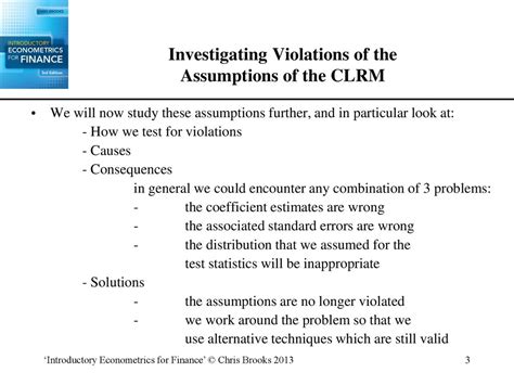 classical linear regression model assumptions and diagnostics ppt