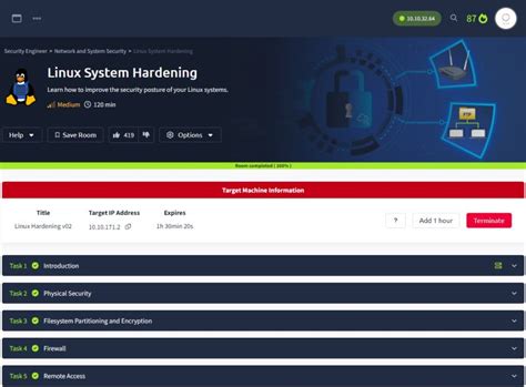 Subhajit K On Linkedin Tryhackme Linux Linuxsystemhardening Security Firewall Purpleteam…