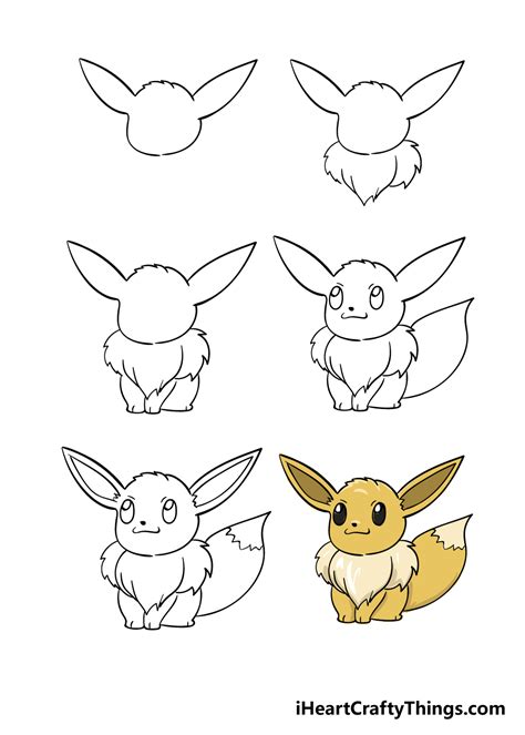 Easy To Draw Eevee Evolutions At Getamariblog Blog