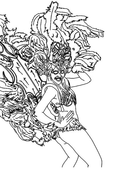 Dibujos De Carnaval Para Colorear