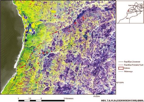 Lineament Analysis Based On Landsat 8 Scene Of The Safi Area The