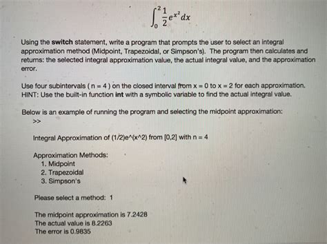 Solved 1ex Dx Using The Switch Statement Write A Program