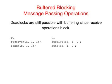 Ppt Programming Using The Message Passing Paradigm Ananth Grama