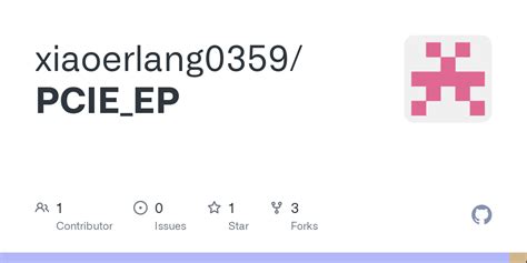 Github Xiaoerlang0359pcieep