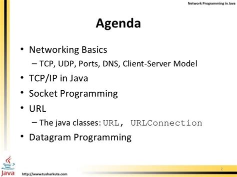 Network Programming In Java