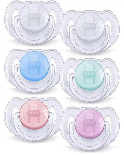 Classic Translucent Pacifier 6 18m 2 Pack Scf170 22 Avent