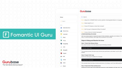 ai powered qanda assistant for fomantic ui gurubase