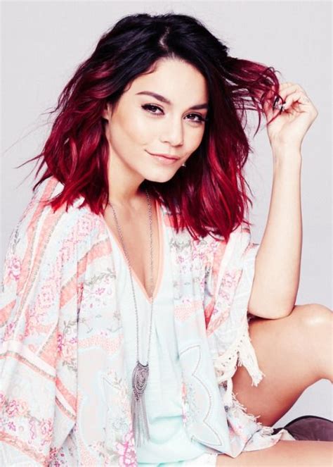 Vanessa Hudgens Red Highlights Vanessa Hudgens Red Highlights