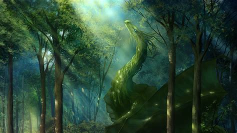Green Forest Anime Wallpapers 4k Hd Backgrounds On Wallpaperbat