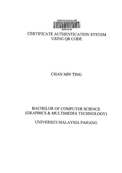 Pdf Certificate Authentication System Using Qr Code Dokumentips