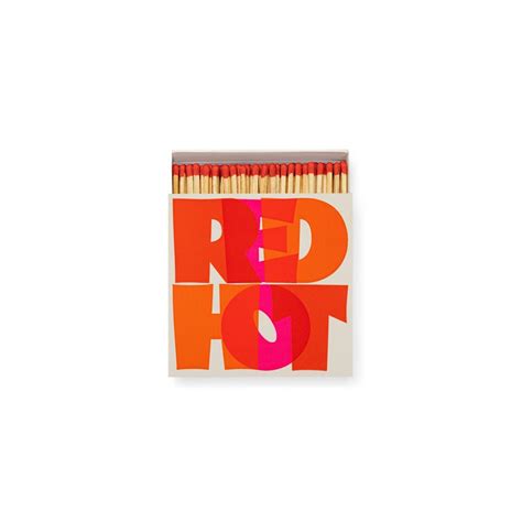 Red Hot Matchbox Archivist Gallery Supermatique
