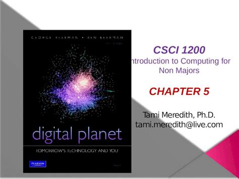Pptx Csci 1200 Introduction To Computing For Non Majors Chapter 5