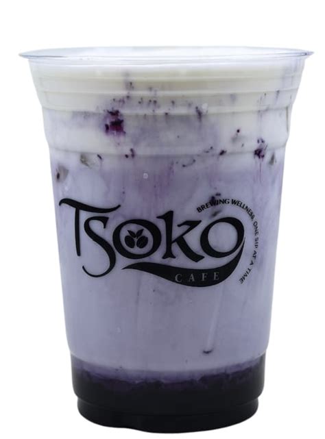 Organic Blueberry Cloud Latte Tsoko Cafe